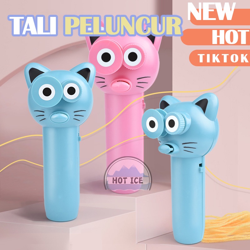 Jual mainan Zipstring tali peluncur Pendorong tali tiktok mainan hot ...