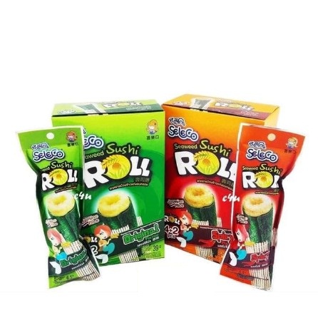 Jual Seleco Seaweed Sushi Roll Snack Rumput Laut Original / Spicy ...