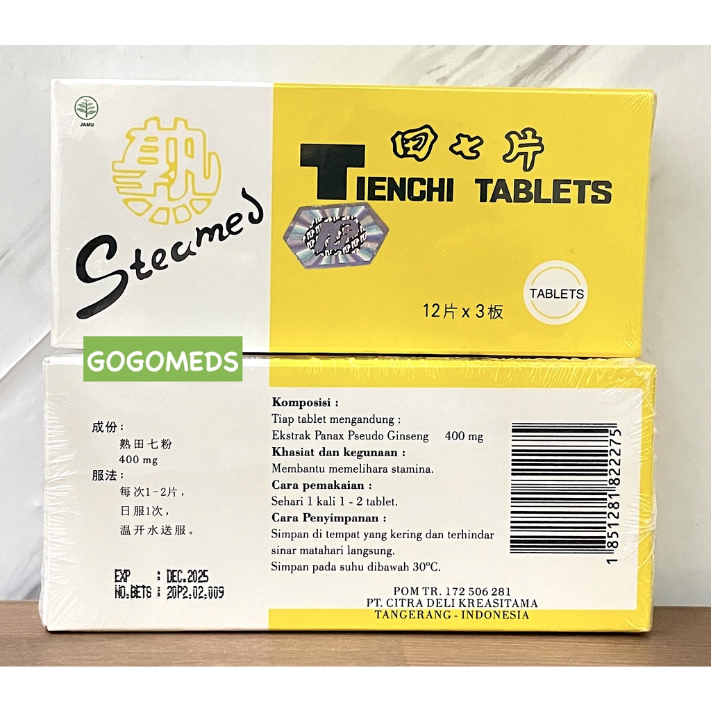 Jual TIENCHI TABLETS STEAMED ISI 36 TABLET UNTUK PERTUMBUHAN | Shopee ...