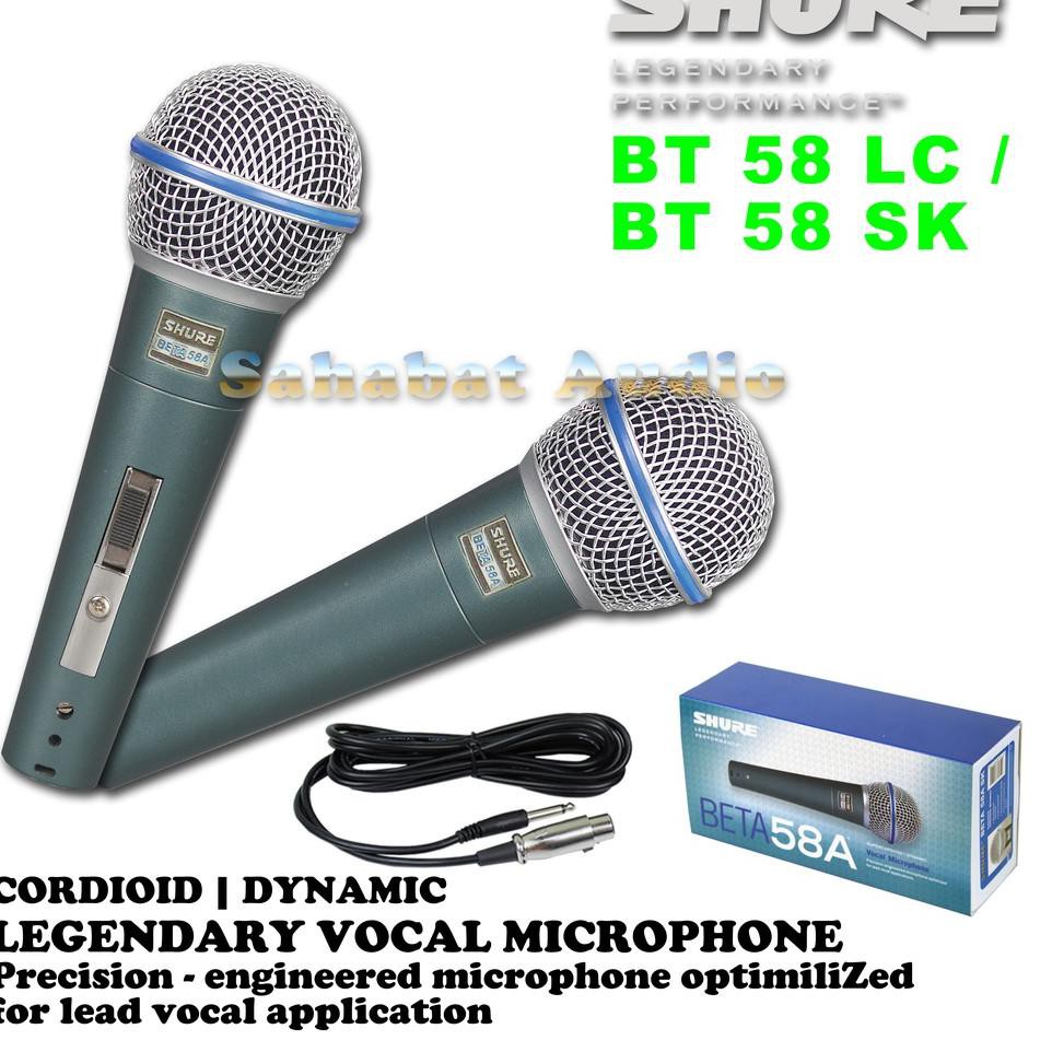 Jual Dijamin Miring harga.. Mic Kabel BETA 58 LC / SK - BETA58 / BETA ...