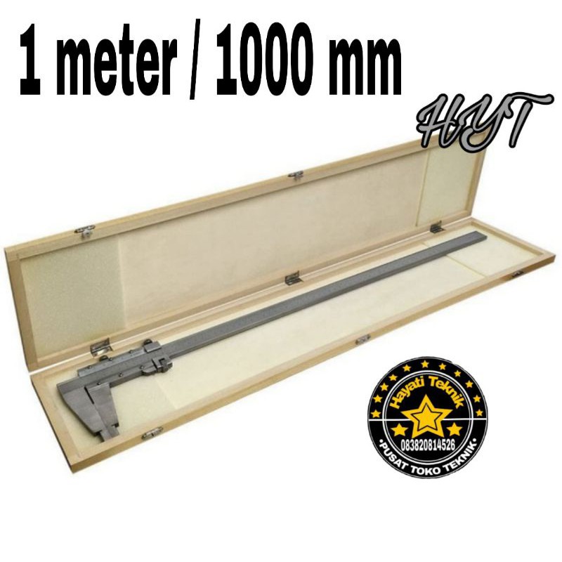 Jual Sigmat Stainless 1000Mm Jangka Sorong Manual 1 Meter Vernier Caliper | Shopee Indonesia