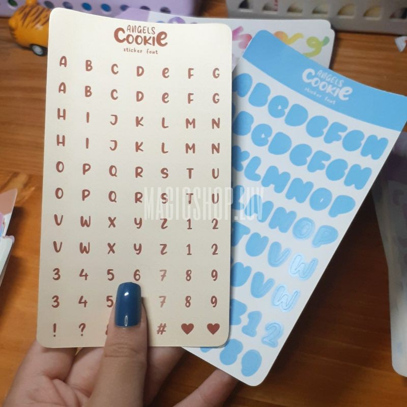 Jual STIKER MINI DECO/ STIKER HURUF/STIKER AESTETIC | Shopee Indonesia