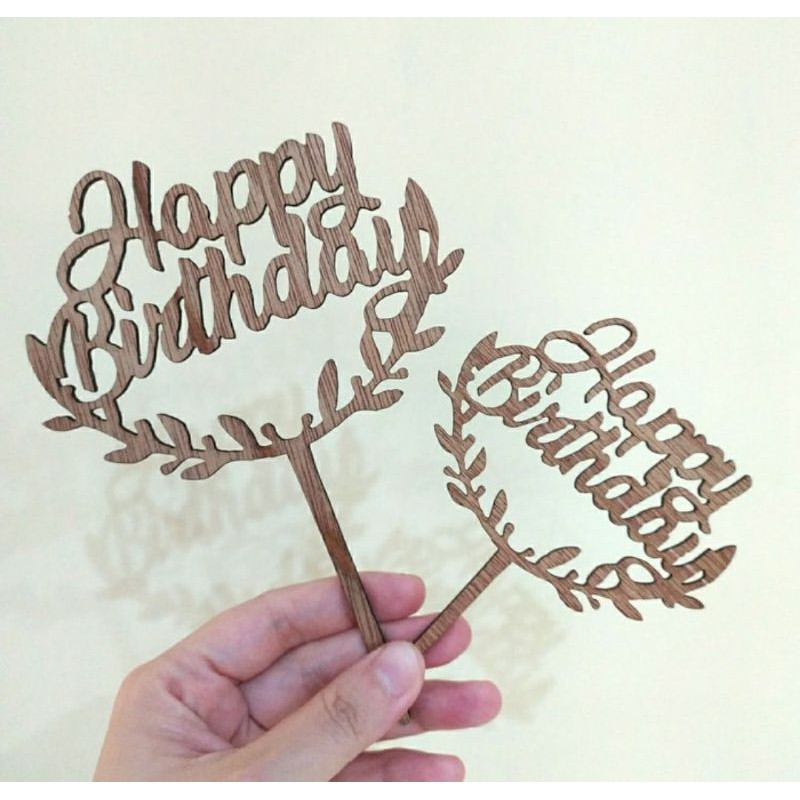 Jual Topper Cake Hiasan Kue Happy Birthday | Shopee Indonesia