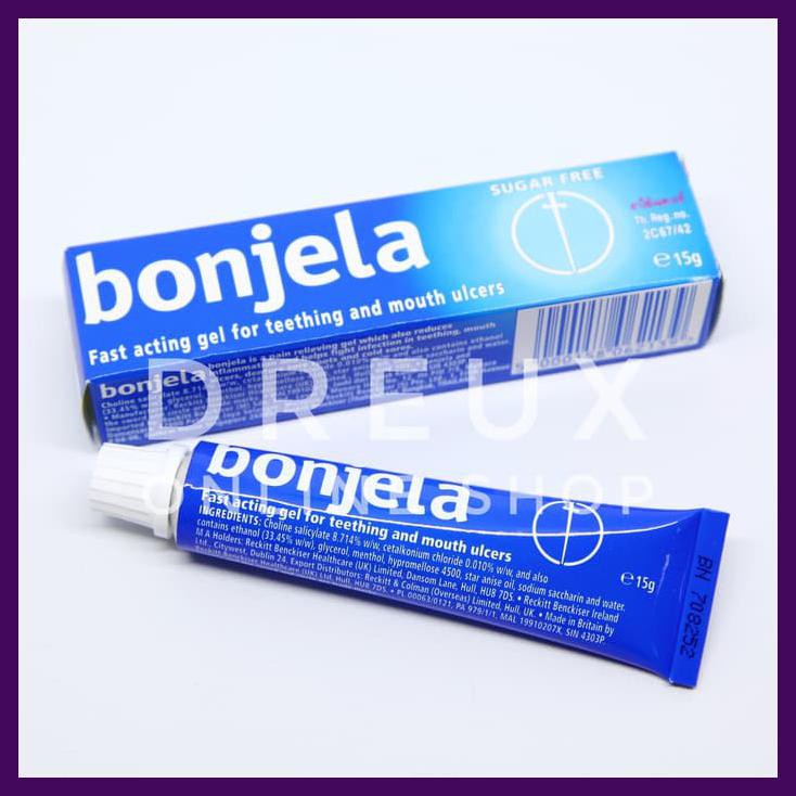 Jual IMPORT BONJELA 15GR FAST ACTING GEL FOR TEETHING AND MOUTH ULCERS ...