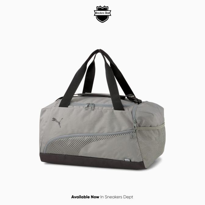 Jual Tas Gym Puma Fundamental Sport Bag Ultra Grey Origina - S | Shopee ...