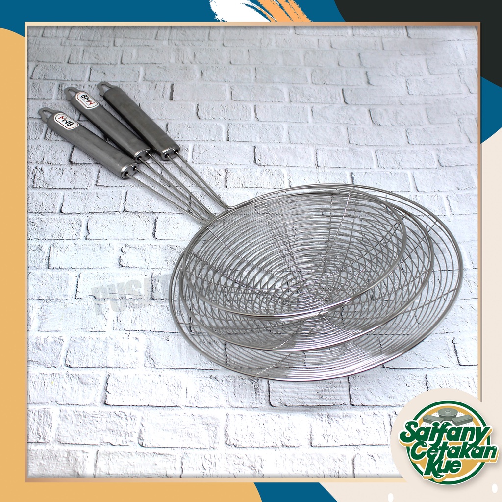 Jual Saringan Mie Bulat / Serok Mie Laba Laba . ada 3 varian Ukuran ...