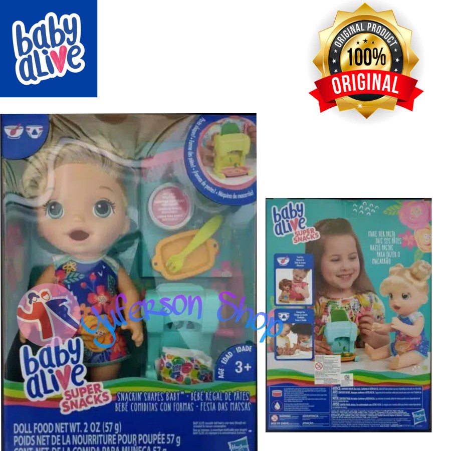 Jual Baby Alive Snackin Shapes Baby Blonde Hair | Shopee Indonesia