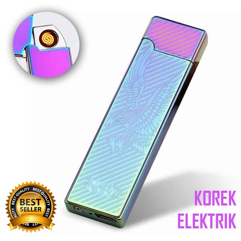 Jual Korek Elektrik Aluminium USB Lighter Heating Coil Mancis Pemantik ...