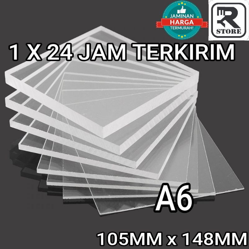 Jual [LANGSUNG KIRIM] Akrilik A6 2MM / Akrilik MC / Acrylic A6 2 MM ...
