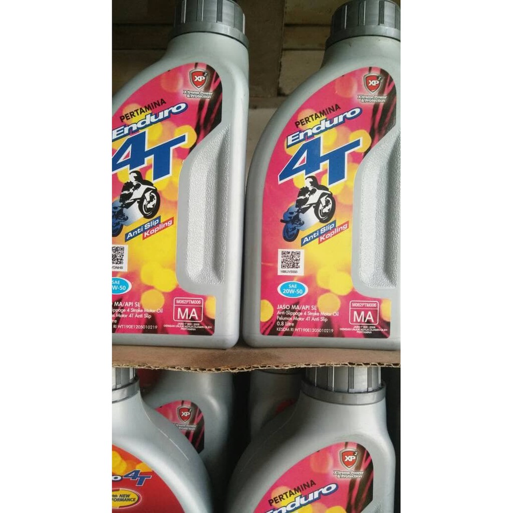 Jual Oli mesin sepeda mtoro Pertamina Enduro 4T sae 20w50 20w-50 20w/50 ...