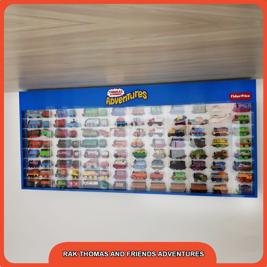 Jual Rak Thomas and Friends Akrilik Adventure Fisher Price isi 56 ...