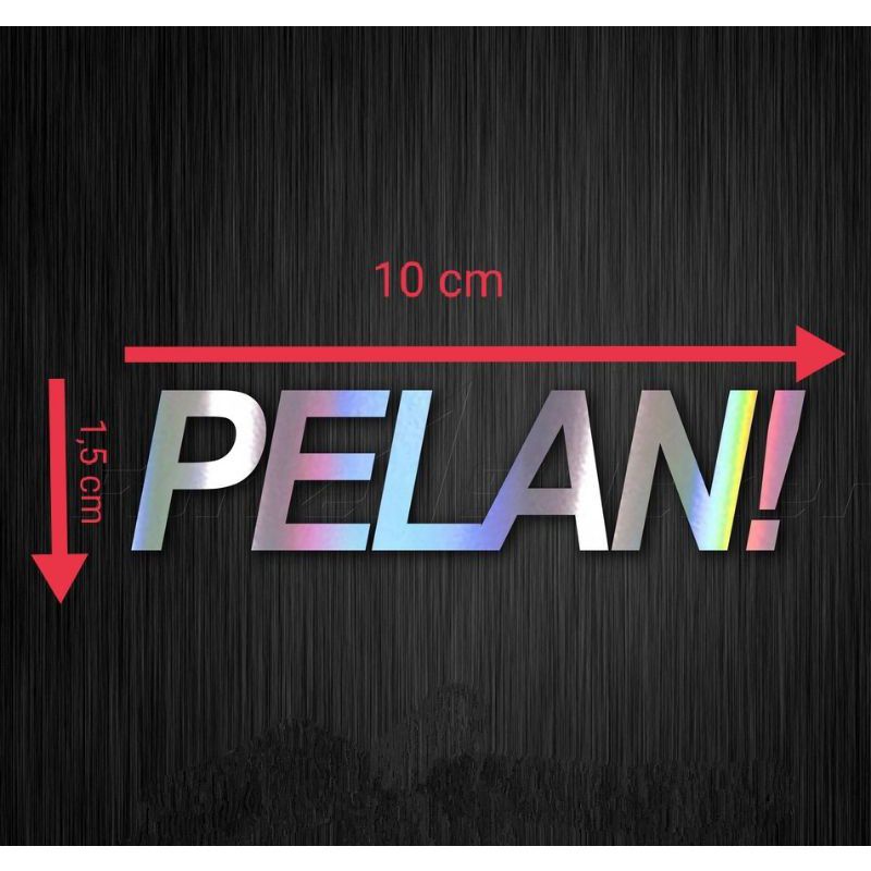 Jual STICKER PELAN! CUTTING STIKER PELAN! CUTTING | Shopee Indonesia