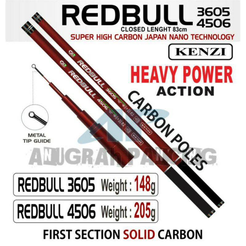 Jual Tegek Kenzi Red Bull (360&450) | Shopee Indonesia