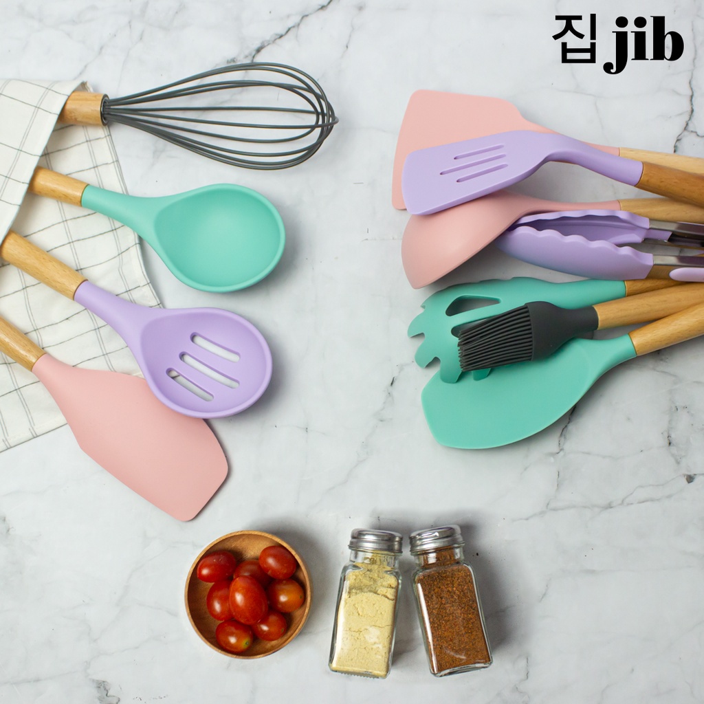 Jual JIB Silicone Utensil / Spatula Silicon / Utensile Tahan Panas ...