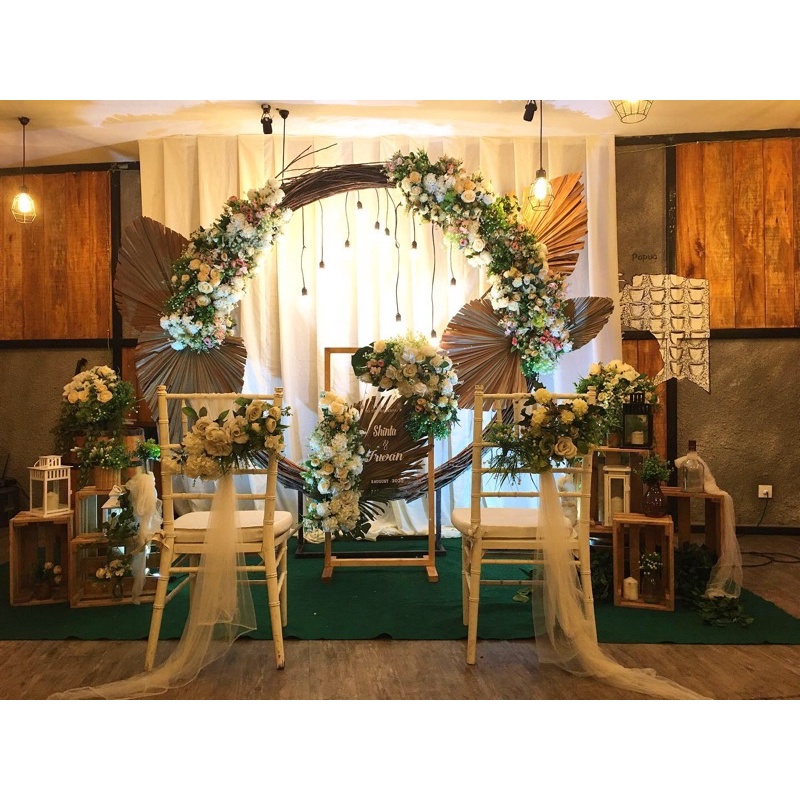 Jual sewa dekorasi akad / sewa backdrop akad nikah | Shopee Indonesia