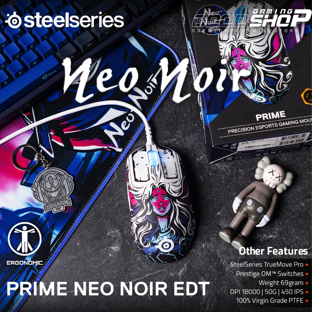 Jual Steelseries Prime Neo Noir Limited Edition Wired - Gaming Mouse ...