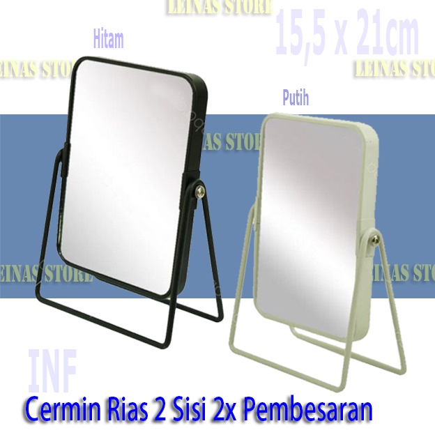 Jual Kaca Rias Meja 2 sisi / Cermin Rias / Cermin Make Up Dengan 2 sisi ...