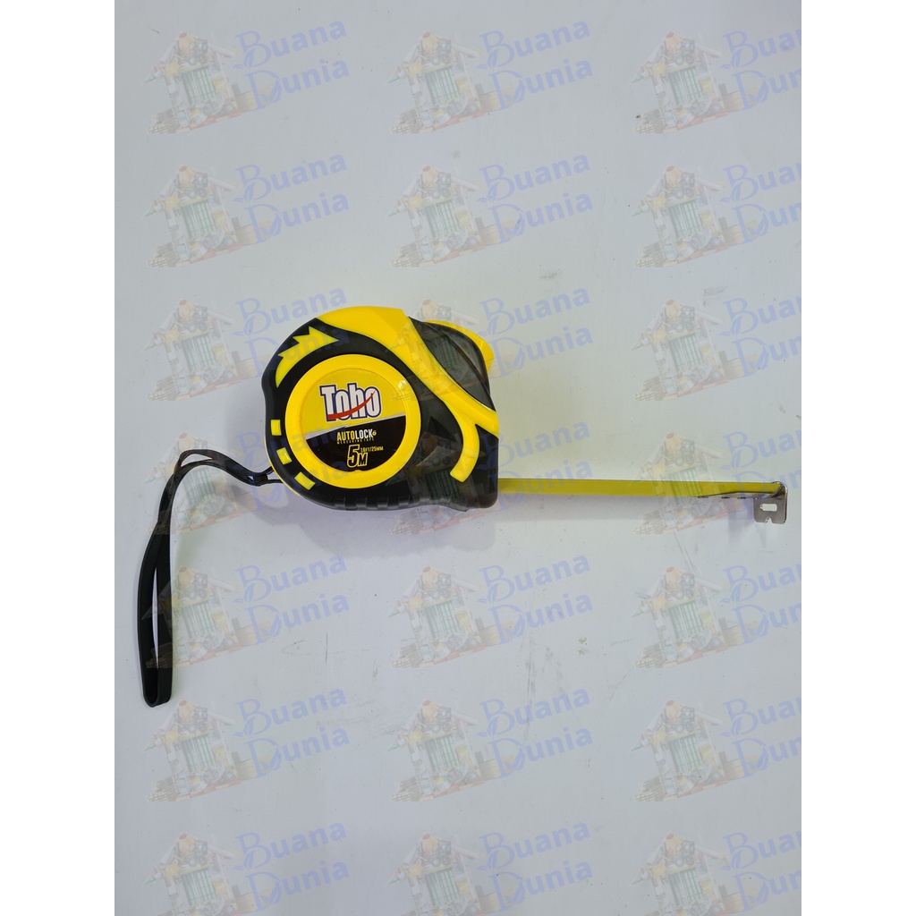 Jual Meteran TOHO Kuning 5 Meter Autolock | Measuring Tape Auto Lock 5m ...