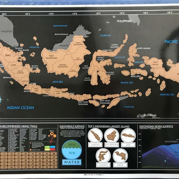 Jual Scratch Map Indonesia | Shopee Indonesia