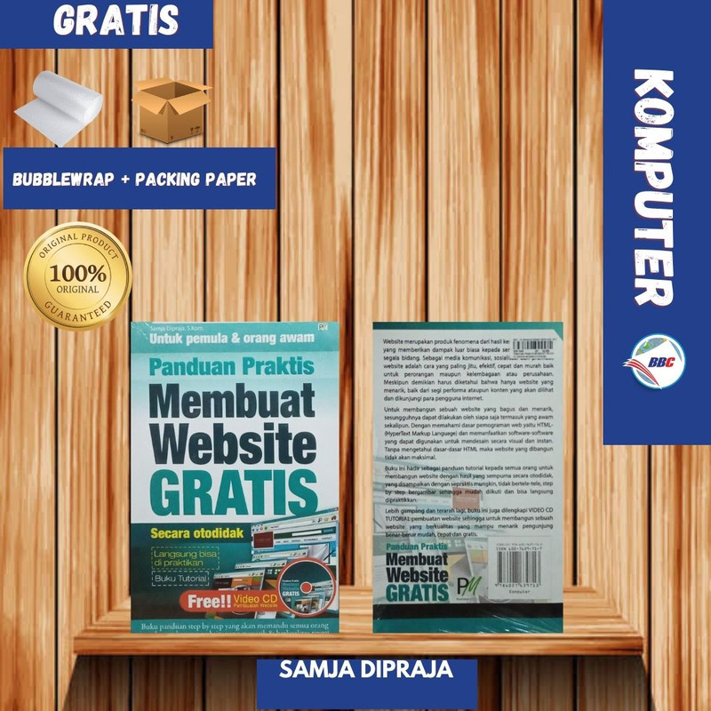 Jual PANDUAN PRAKTIS MEMBUAT WEBSITE GRATIS SECARA OTODIDAK | Shopee ...