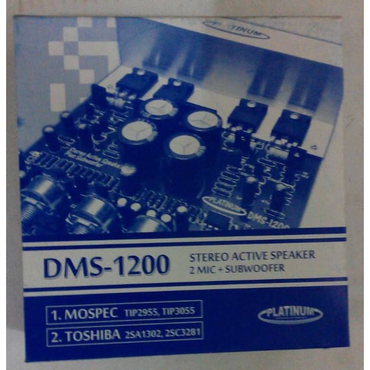 Jual Kit power amplifier DMS-1200 STEREO ACTIVE SPEAKER 2MIC | Shopee ...