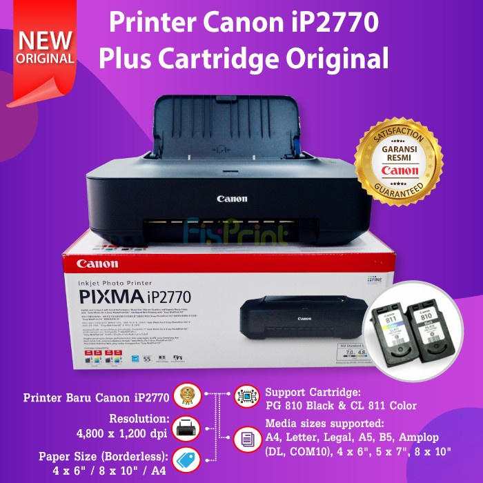 Jual Printer Canon ip2770 PIXMA IP2770 IP 2770 | Shopee Indonesia