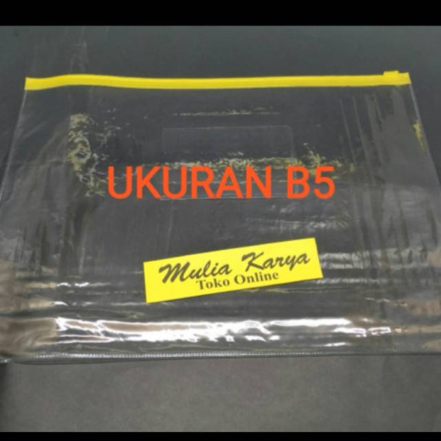 Jual Map Zipper Transparan B5 | Shopee Indonesia