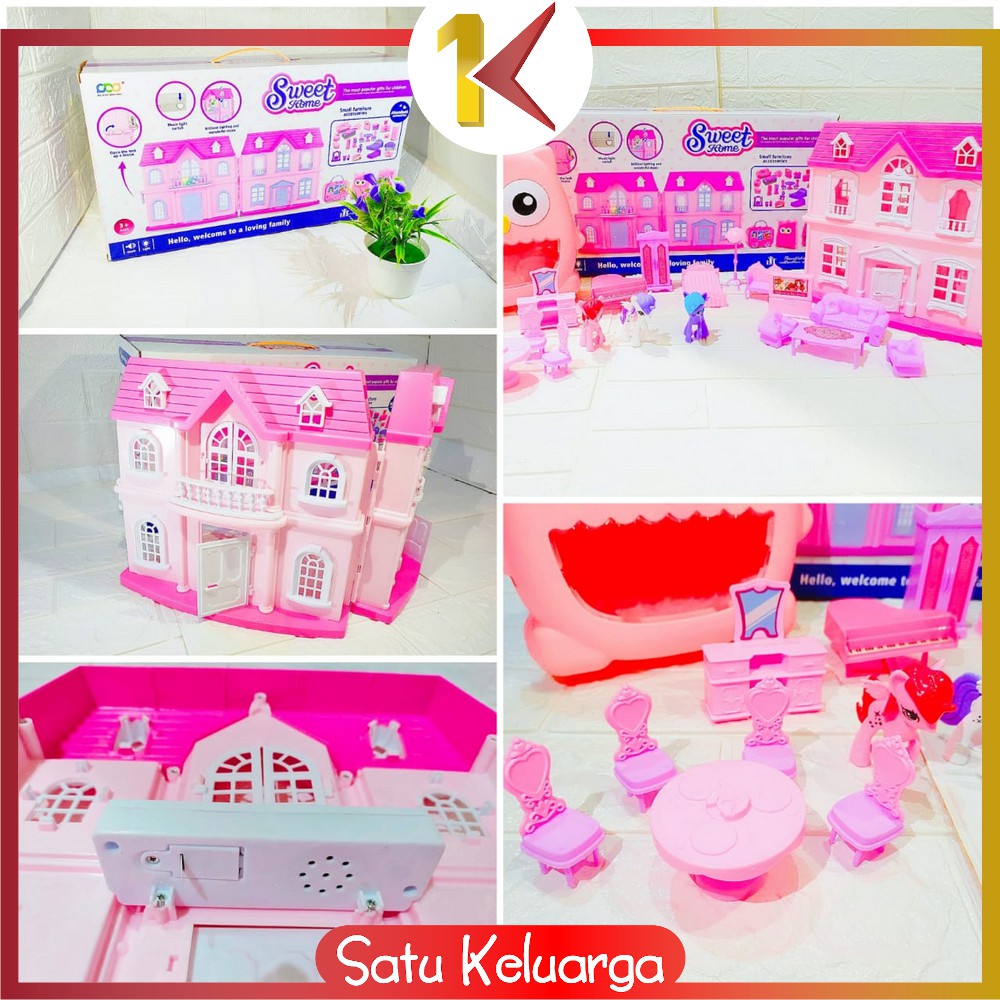 Jual SK-M123 Mainan Rumah Rumahan Anak Perempuan Set Lengkap Perabot ...