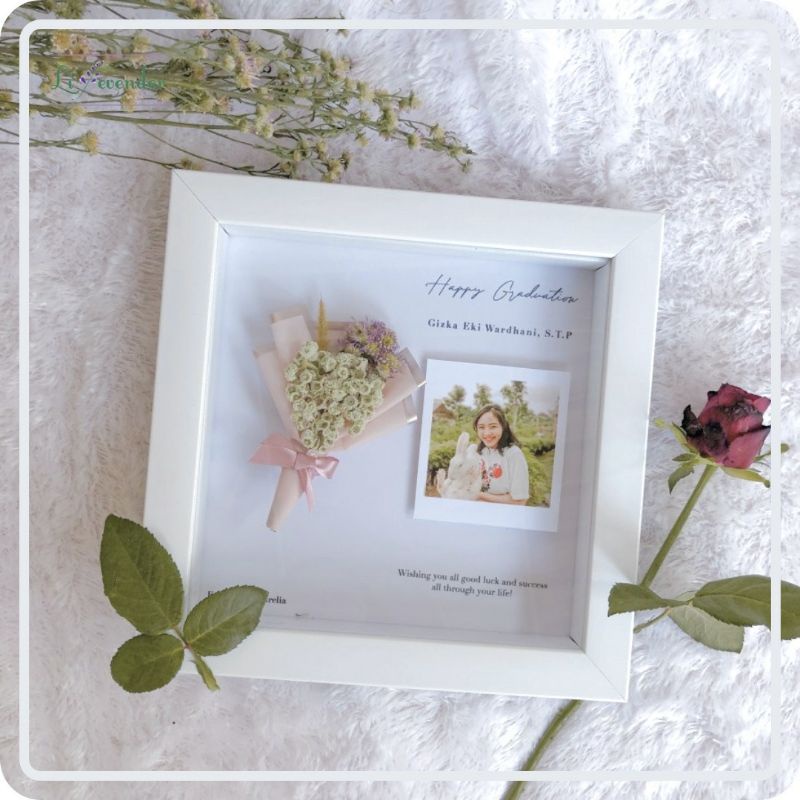 Jual Pigura Frame 3D Kado/Birthday Gift/Graduation Gift/Wedding Gift ...