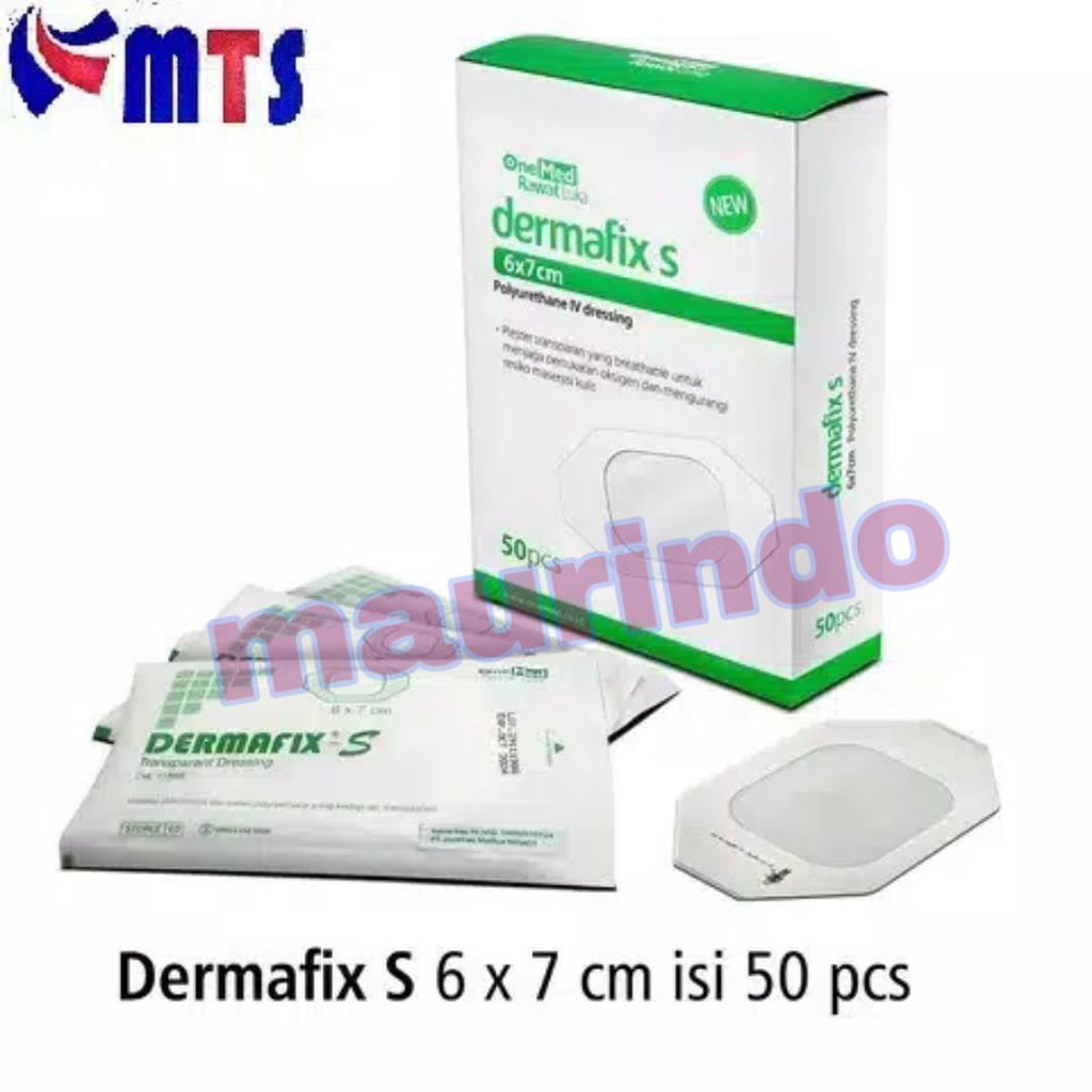 Jual COD - Onemed Dermafix S iv 6x7 cm Plester Anti Air Infus Dewasa 6 ...