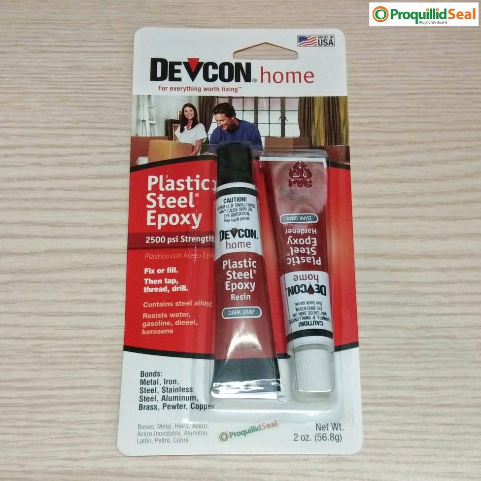 Jual Perekat Besi Lem Epoksi Campur Kuat 2 OZ 56.8 Gram DEVCON home ...