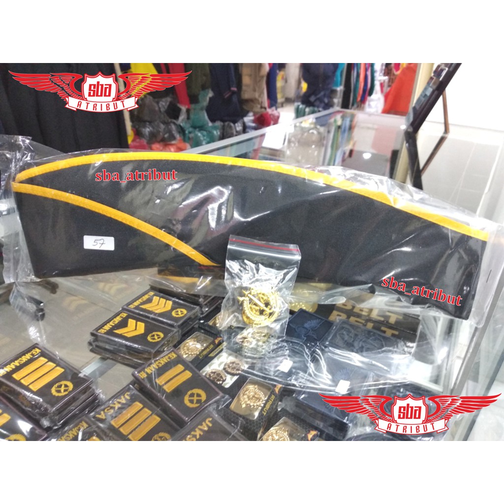 Jual TOPI MUT KEJAKSAAN WANITA/CEWEK GOL 3 BONUS PIN | BIVAKMUT ...