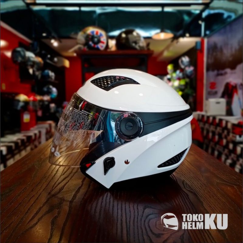 Jual HELM ZEUS 610 HALF FACE ZS610 SOLID - WARNA LENGKAP HELM ZEUS HALF ...
