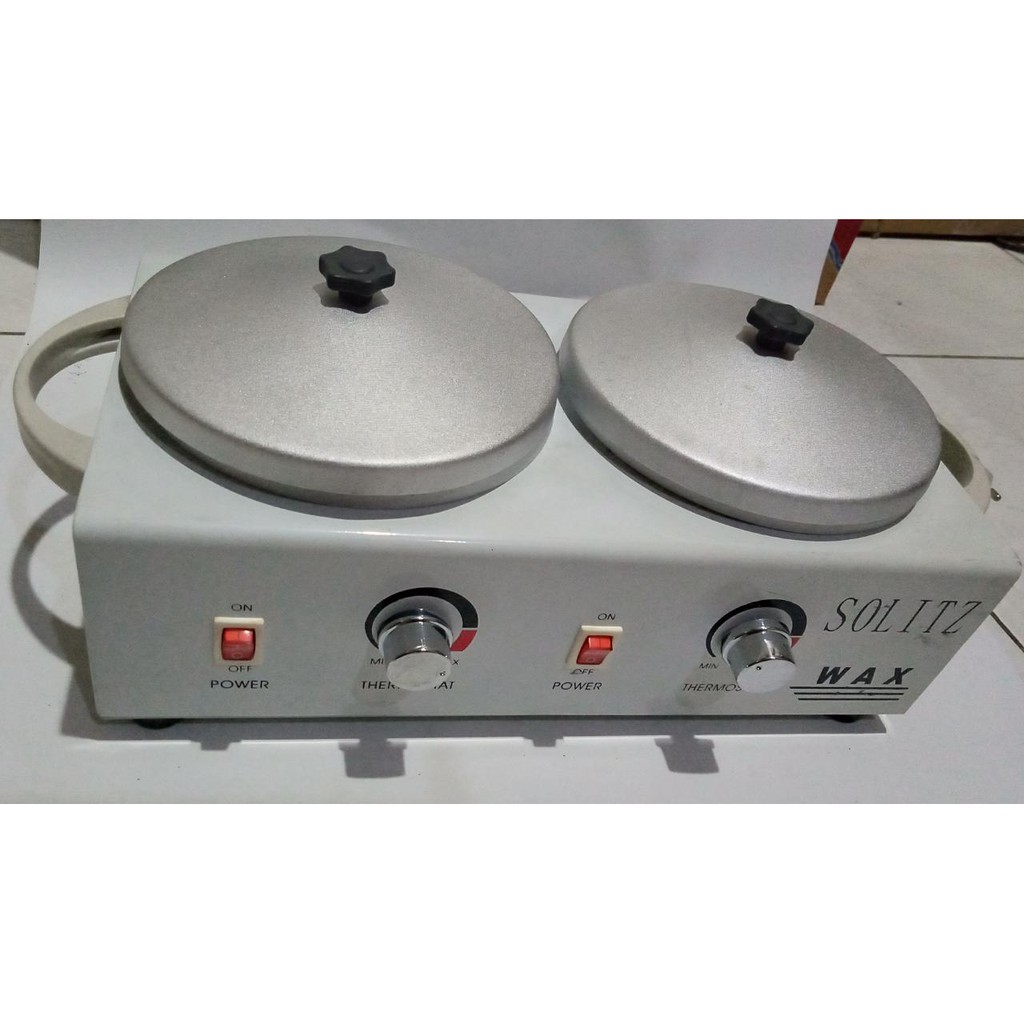 Jual SOLITZ Kompor Waxing 2 furnaces /MELTING POT HOT WAX HEATER / ALAT ...