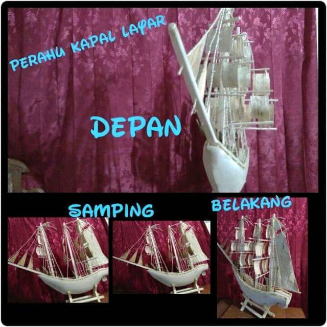 Jual Miniatur perahu kapal layar | Shopee Indonesia