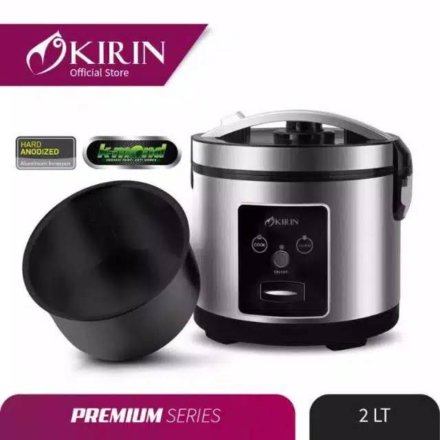 Jual RICE COOKER MAGIC COM JAR KIRIN KRC 289 GOLD SILVER 2 LITER 3 IN 1 PEMASAK PENGUKUS ...
