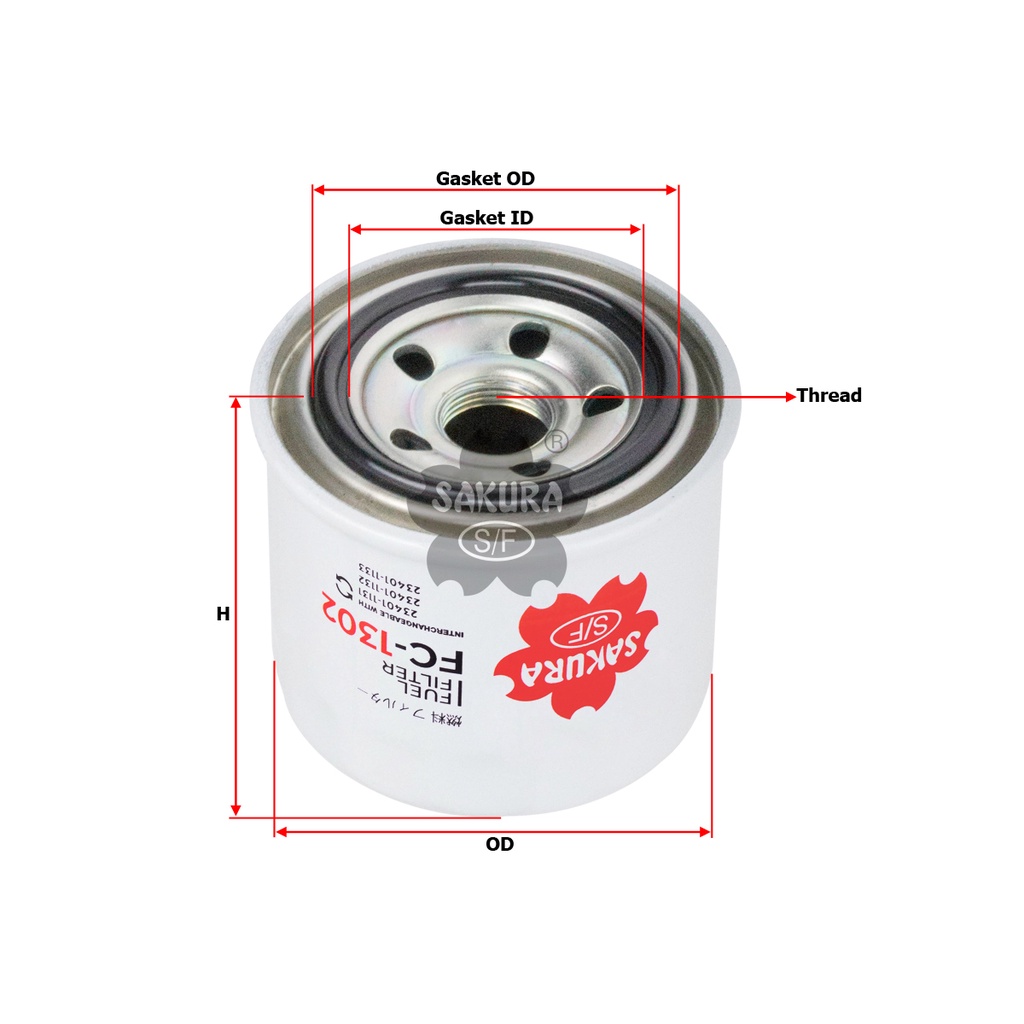 Jual Fuel Filter Filter Solar Atas Dyna Saurus 125HT Hino Dutro 130HT ...