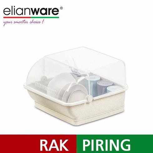 Jual Rak Piring Besar Dengan Penutup Elianware E-288 - Putih Vinvinbila ...
