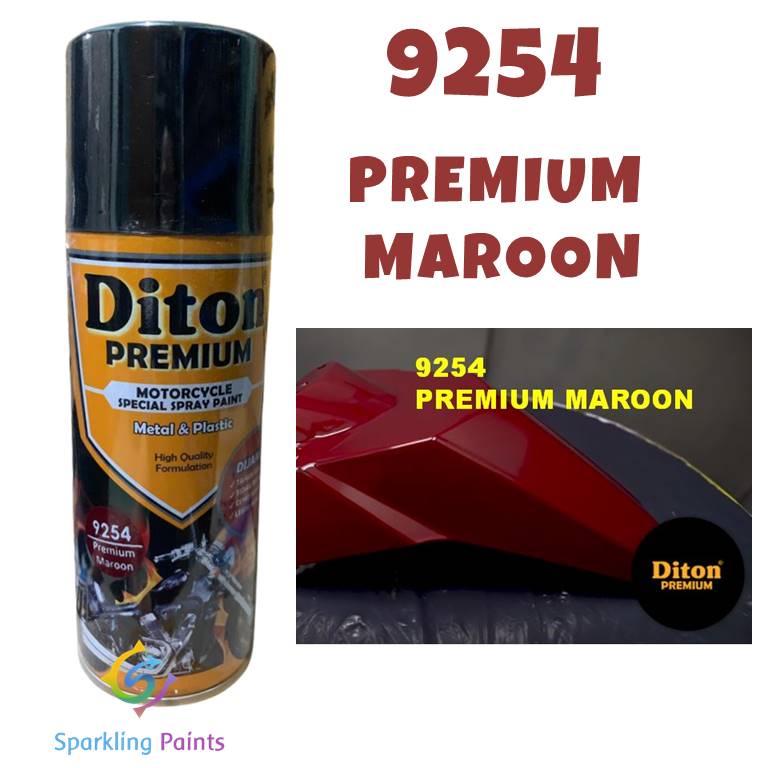 Jual Pilox Diton Premium Premium Maroon 9254 400ml Warna Merah Marun ...