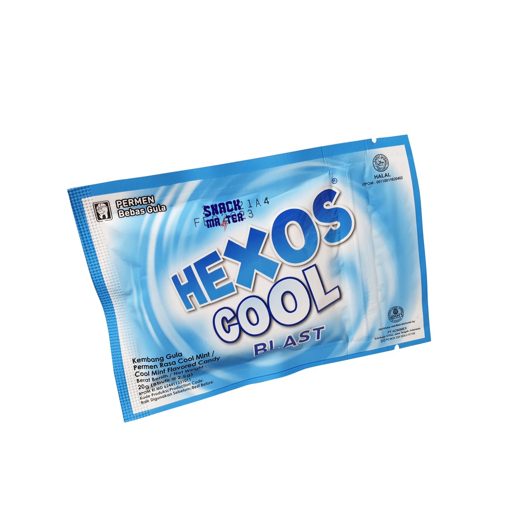 Jual Hexos Cool Permen Mint - Netto 20 gr (Isi 8 butir) | Shopee Indonesia