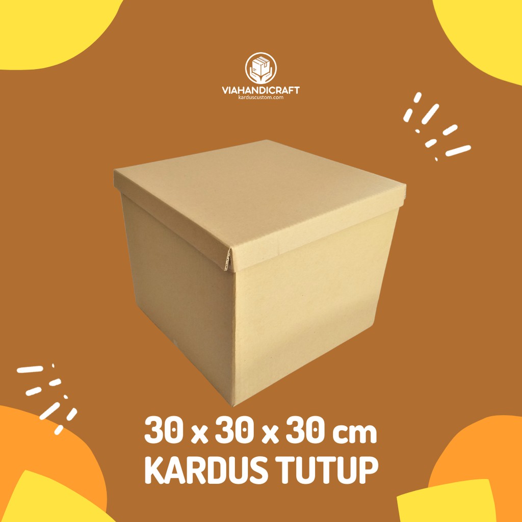 Jual Kardus Box Pindahan Rumah 30 x 30 x 30 Dus Tutup Packing Pindahan ...
