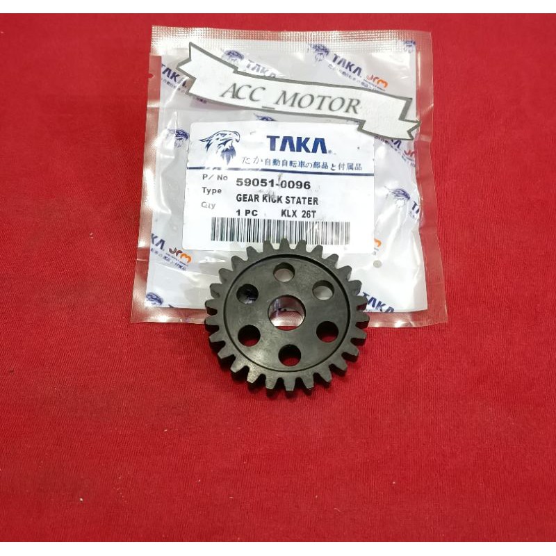 Jual Gigi Gear Kick Stater KLX 150 26T Oem Japan Quality | Shopee Indonesia