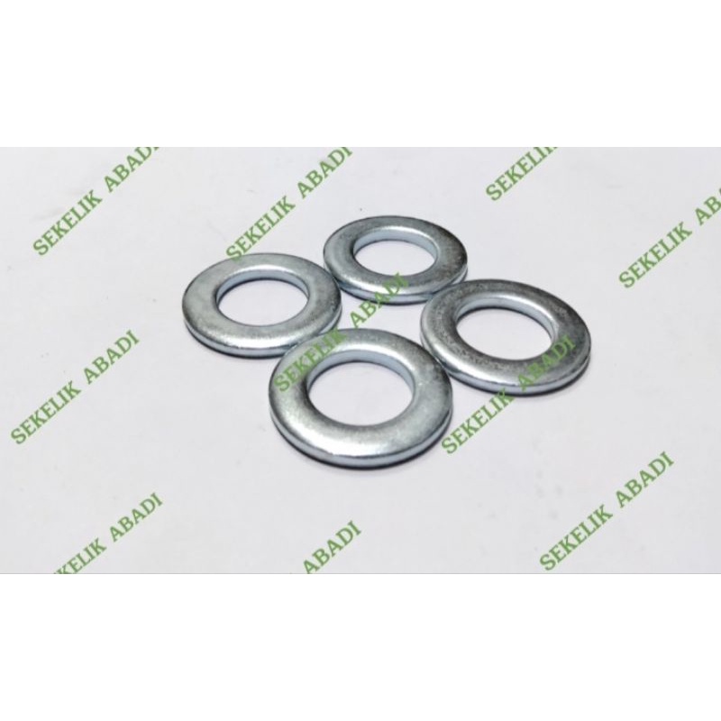 Jual Ring plat putih galvanis DIN125 10MM(1CM) | Shopee Indonesia