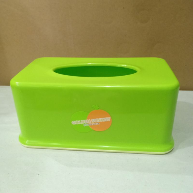 Jual Tempat Tisu Box Tissue Kotak Plastik Golden Sunkist TT-1033 ...
