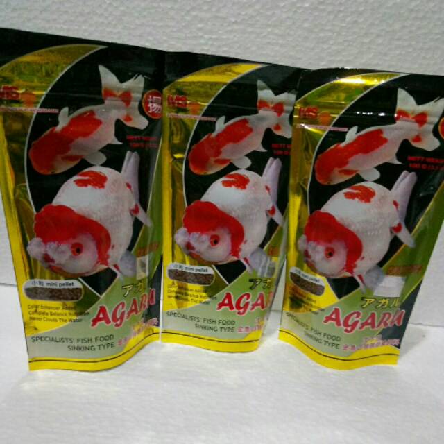 Jual AGARU SINKING 100GR MAKANAN PELLET IKAN KOKI RANCU TENGGELAM ...