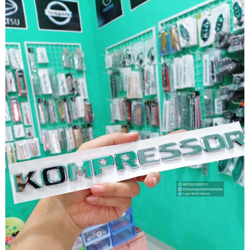 Jual Emblem logo kompressor ukuran original bagasi mercedez mercedes ...