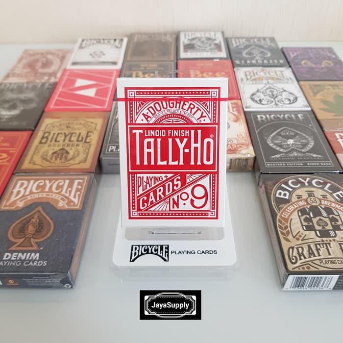 Jual Kartu Remi Tally-Ho no9 Deck Playing Card Sulap Ori USA Bee ...