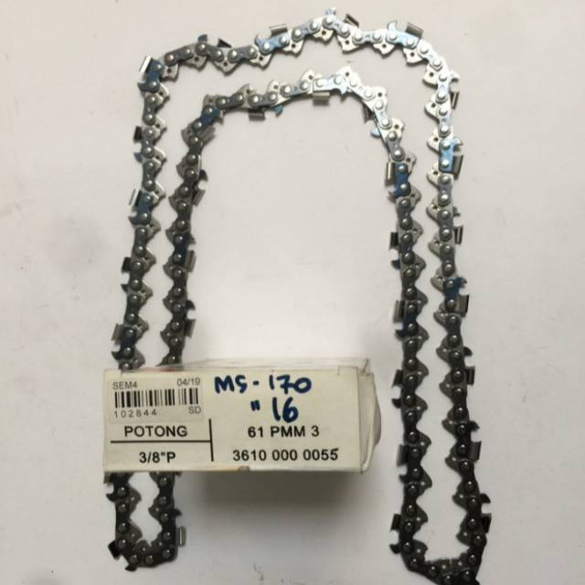 Jual Rantai Potong Stihl MS170 16" (3610-000-0055) | Shopee Indonesia