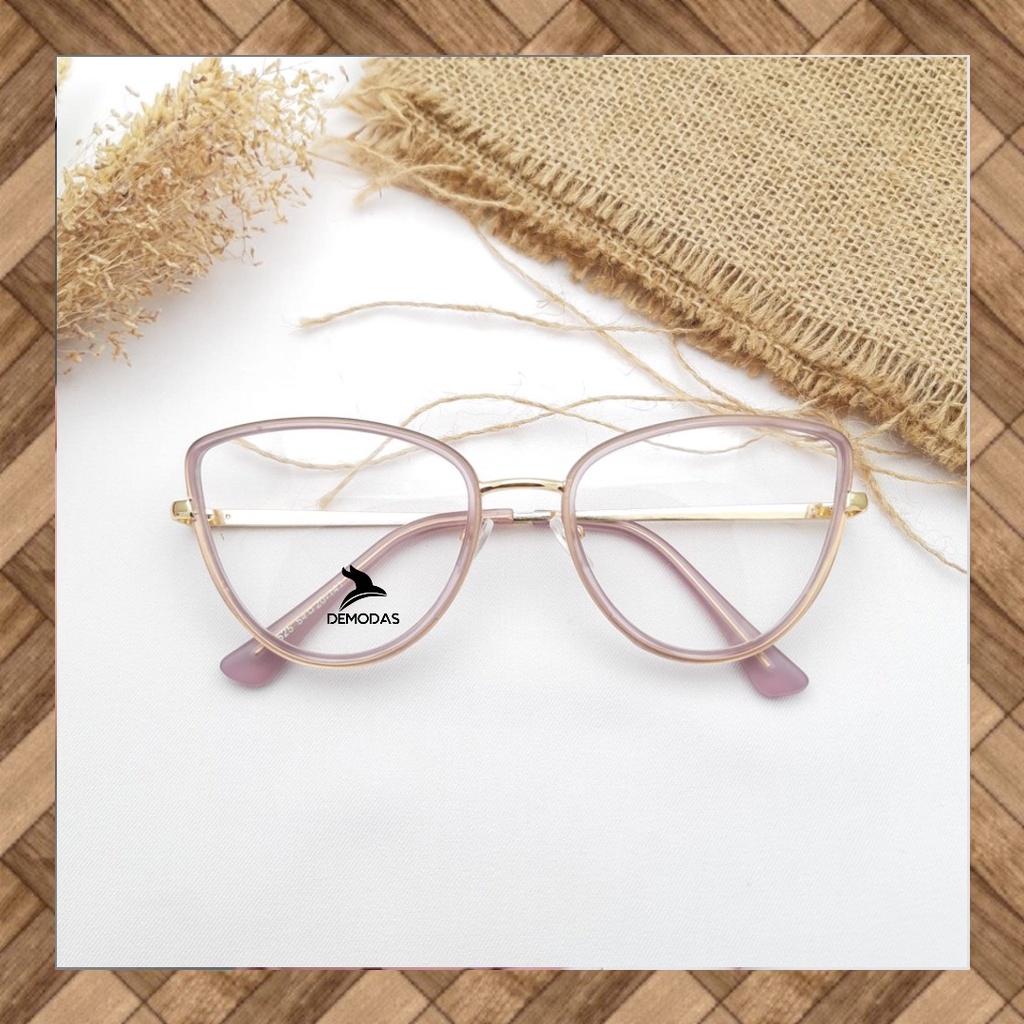 Jual Kacamata Cat Eye Fashion Wanita Lensa Photocromic Minus Normal ...