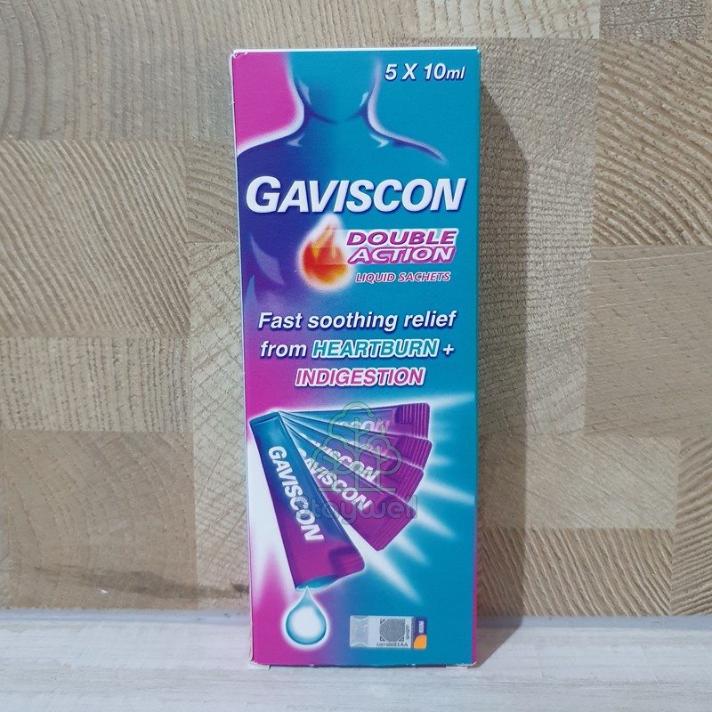 Jual Gaviscon Double Action Liquid Sachets (5x10ml) | Shopee Indonesia